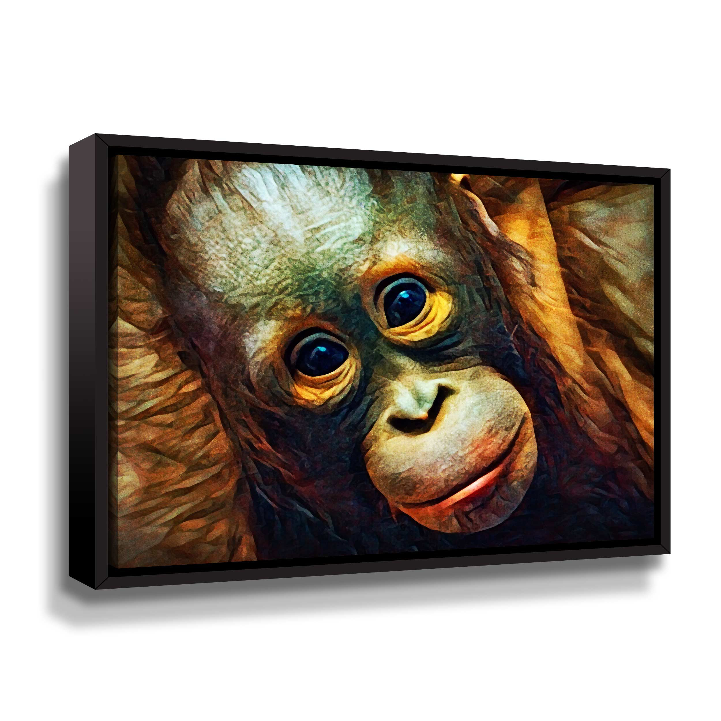 Dakota Fields Baby Orangutan Observation by Aldridge - Graphic Art on ...