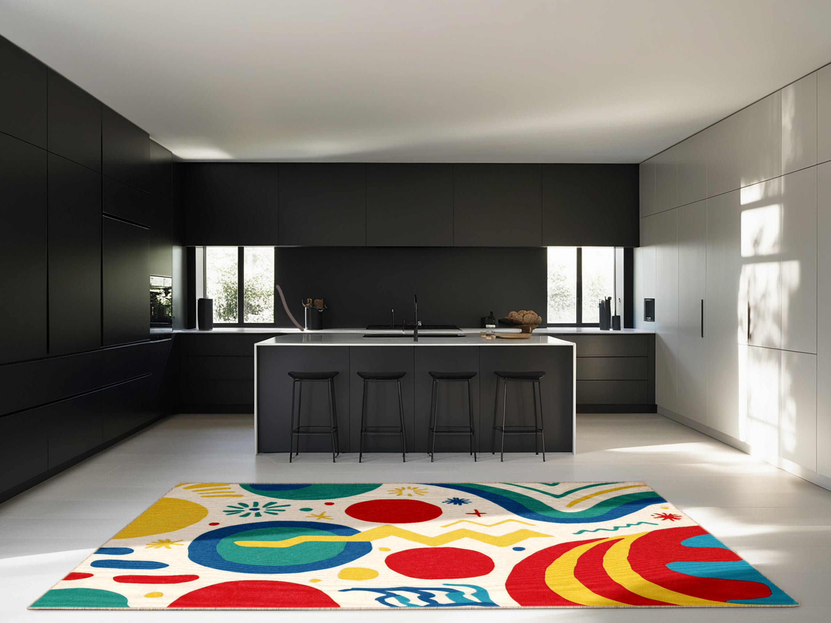 Wrought Studio™ Perky Curl Rug | Wayfair