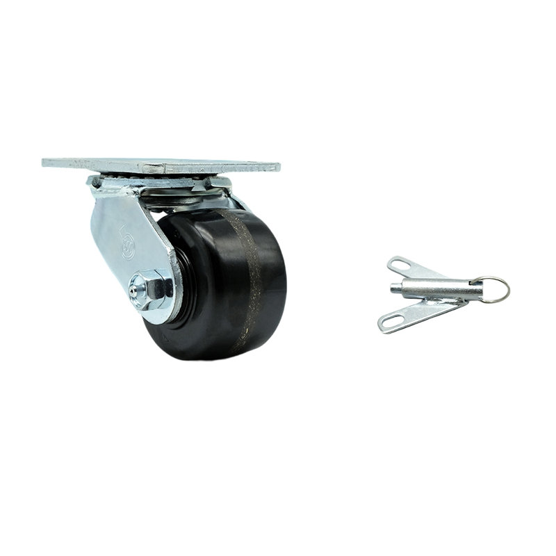 Service Caster Phenolic Caster with Ball Bearing and Swivel Lock | Wayfair