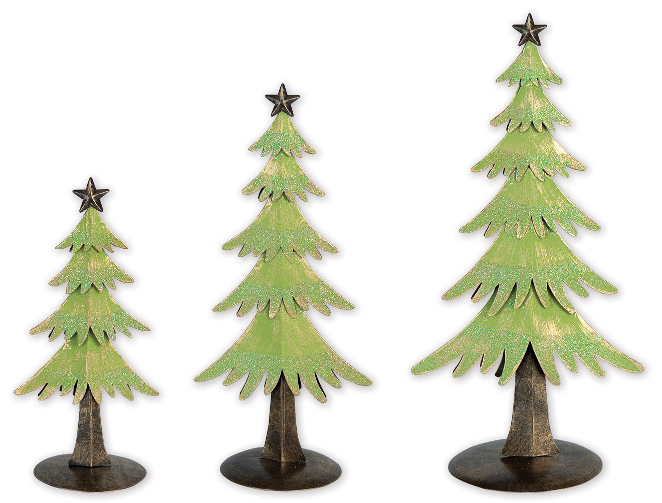 Sunset Vista Designs Co. Merry & Bright, Evergreen Tabletop set, 9",12 ...