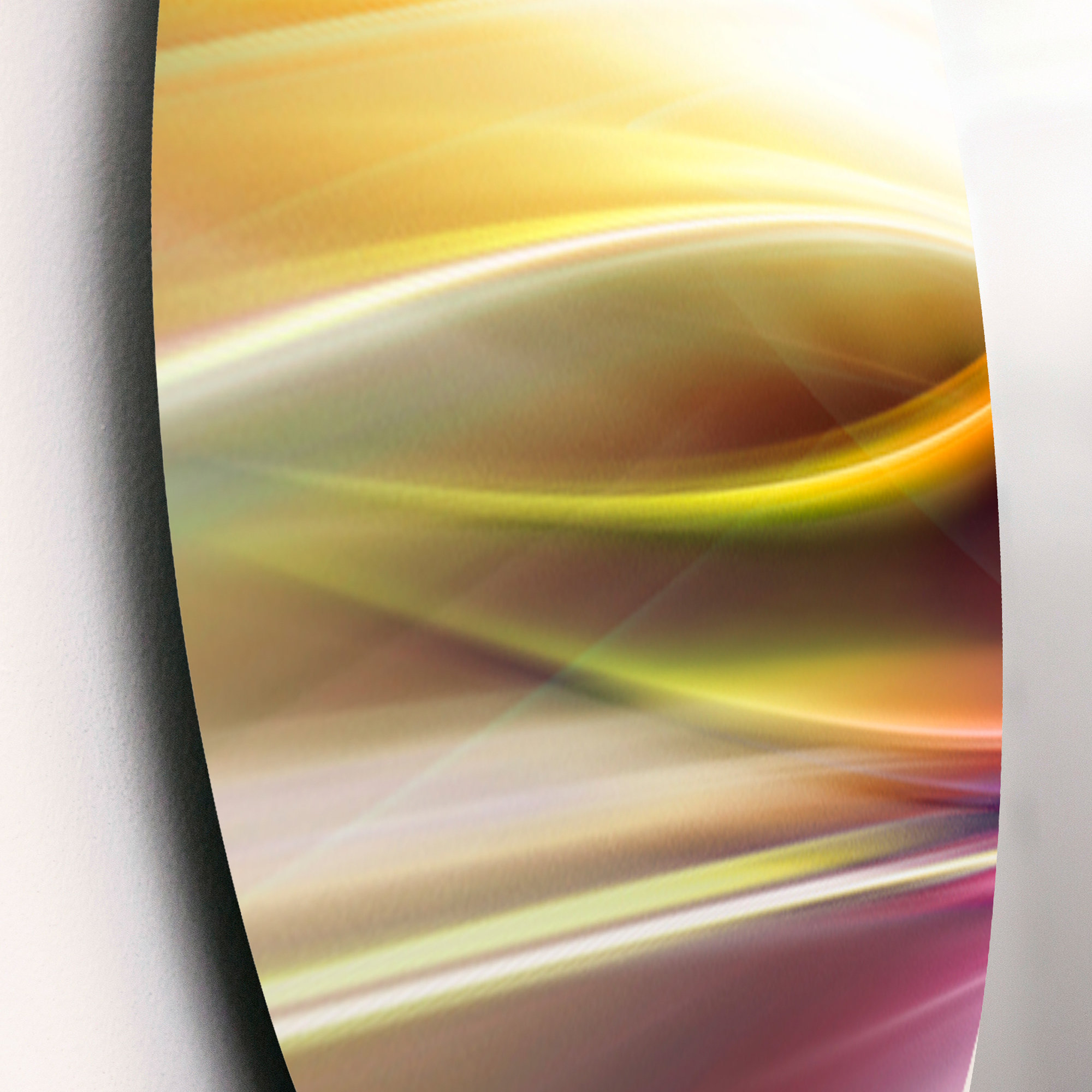 Orren Ellis Elegant Light Color Pattern - Abstract Metal Wall Decor Set ...