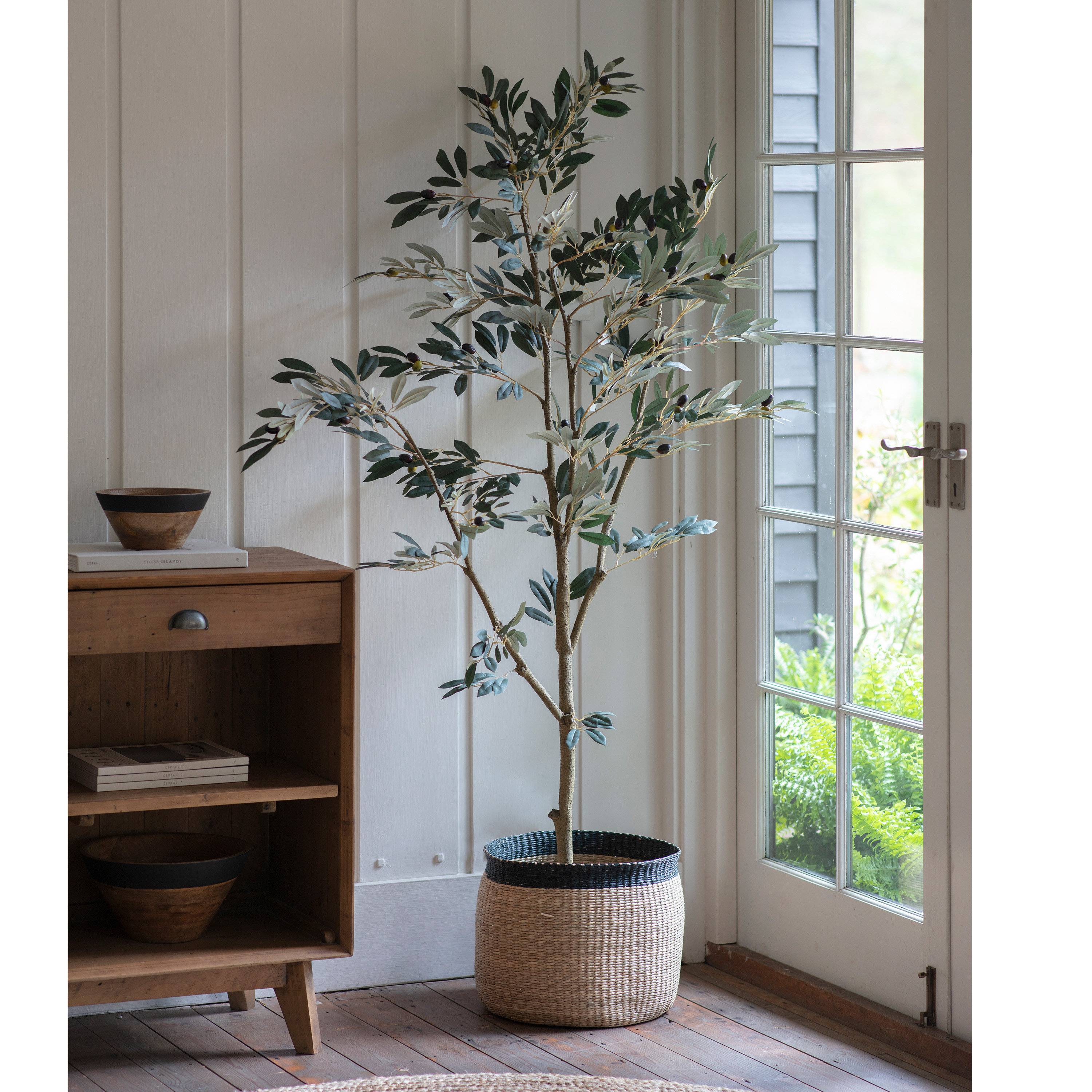 Fernleaf Artificial Olive Tree Tree in Pot | Wayfair.co.uk