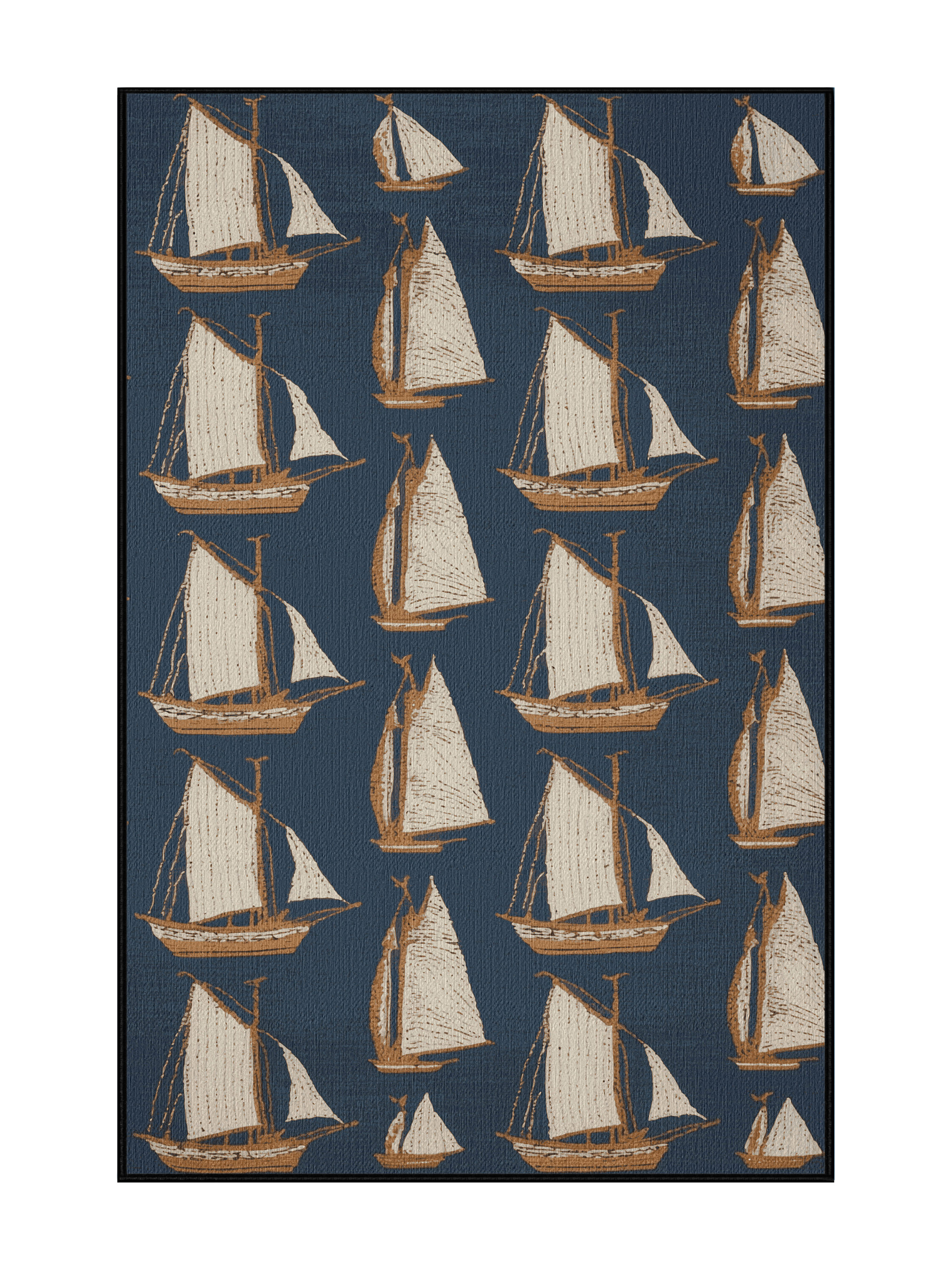 Longshore Tides Washable Schooners Nautical Area Rug | Wayfair