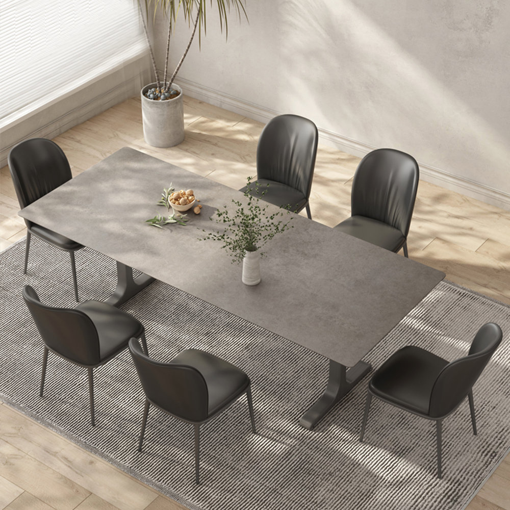 Elamer Italian simple style dining table sets | Wayfair