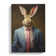 Happy Larry Rabbit in a Suit Painting No.4 | Wayfair.co.uk