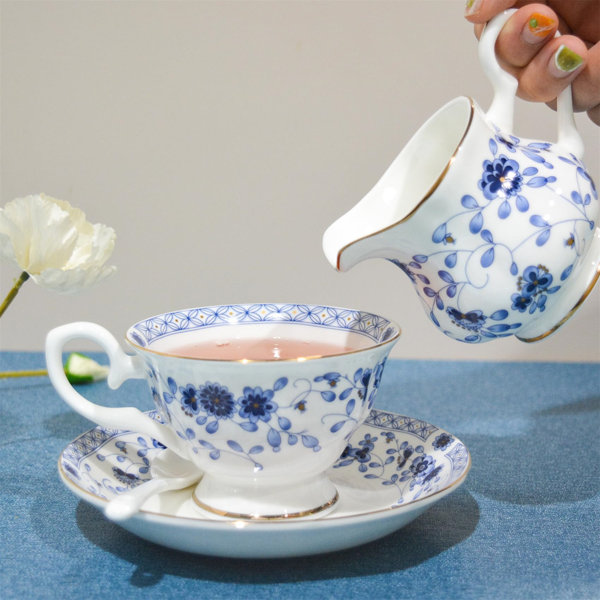 DNGJU 28oz. Floral Teapot Set | Wayfair