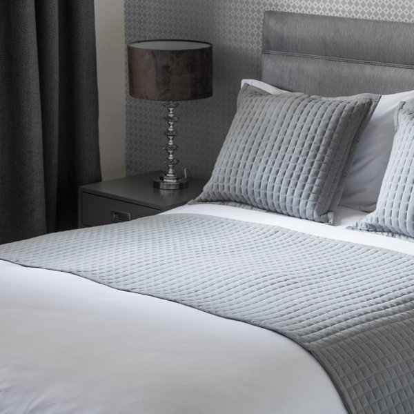 17 Stories Briton Cotton and Polyester BlendBed Runner | Wayfair.co.uk