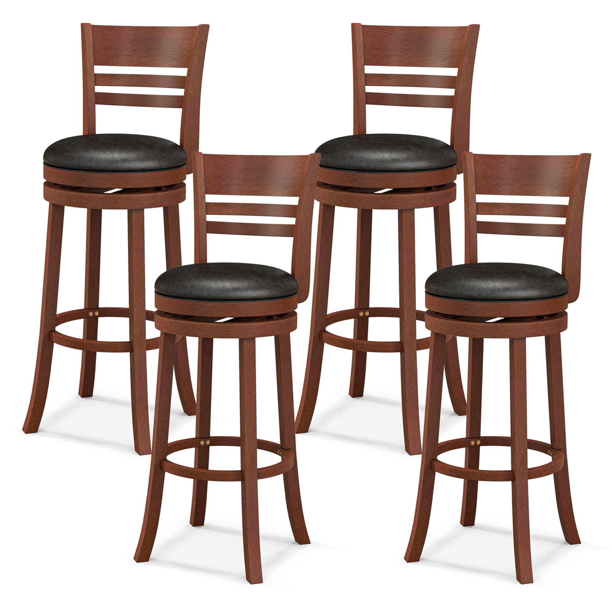 Lark Manor Arkee 31.5'' Counter Stool with Solid Wood Frame | Wayfair