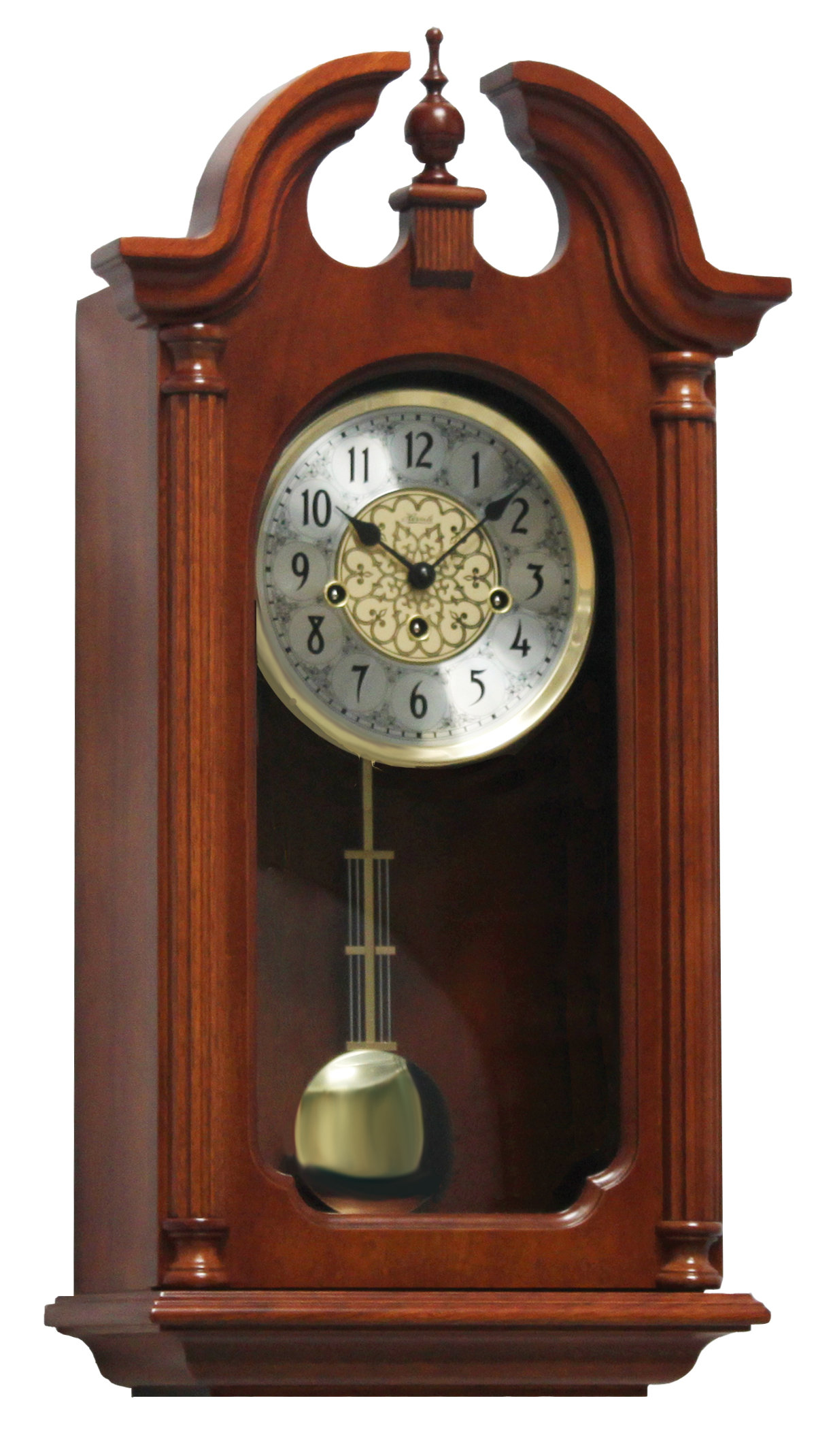 Hermle Clocks Hopewell Wood Pendulum Clock | Perigold