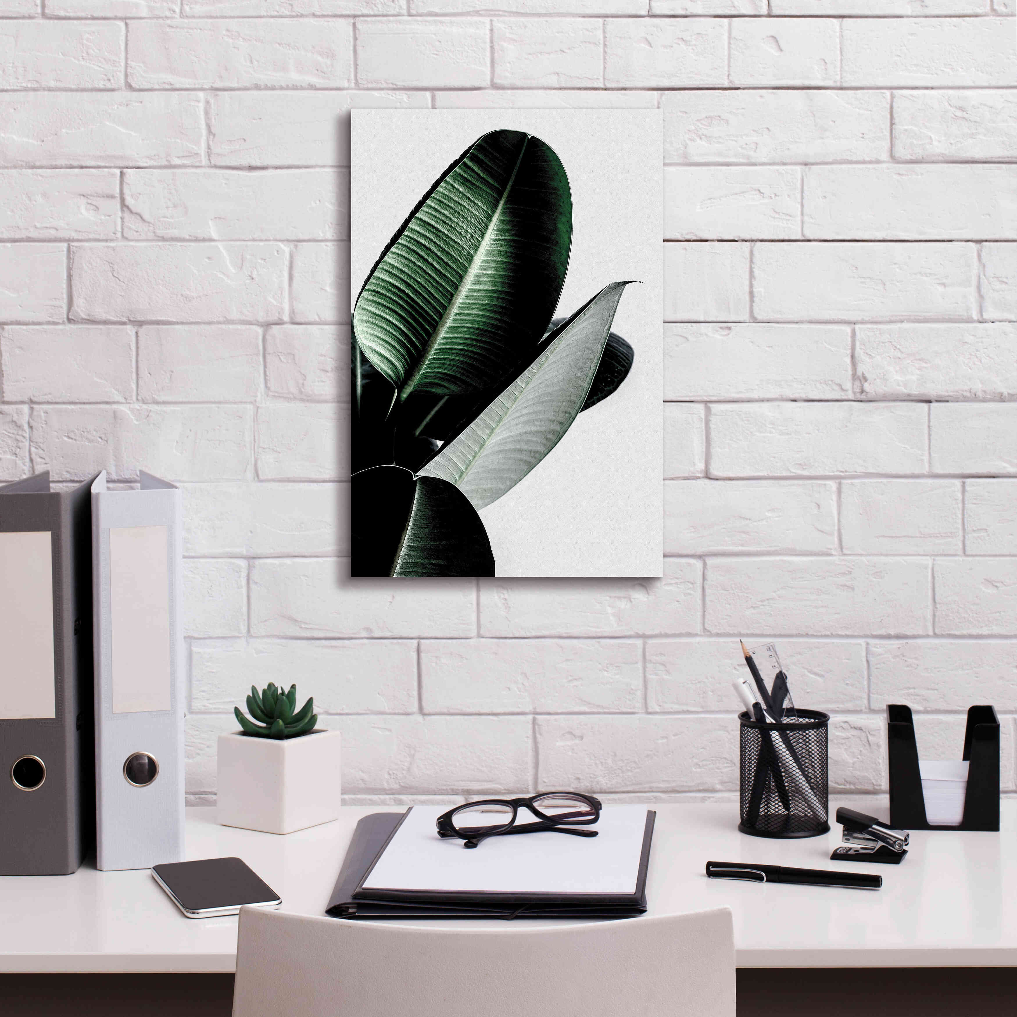 Bay Isle Home™ Leaves by Incado - Wrapped Canvas Print | Wayfair