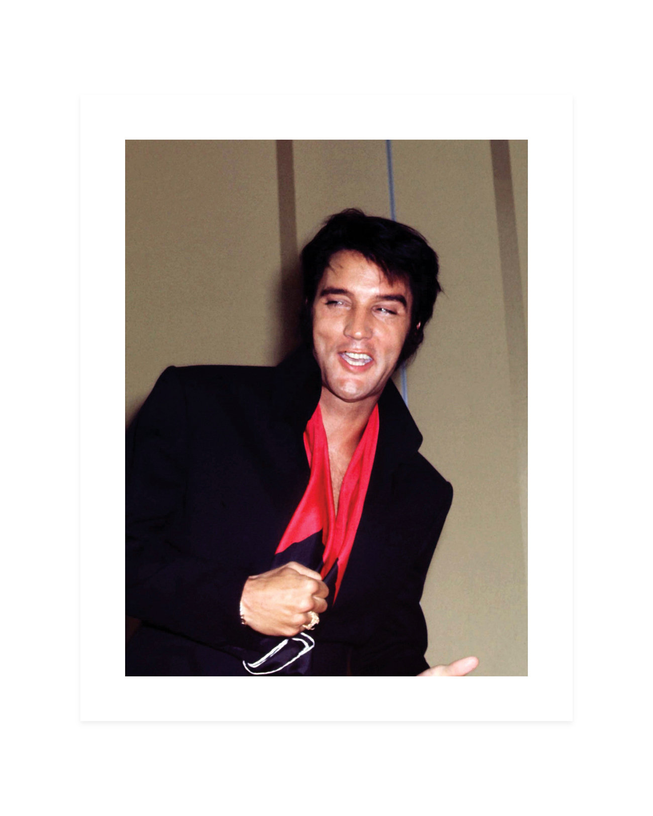 Globe Photos Entertainment & Media Elvis Presley Smiling During a Press ...