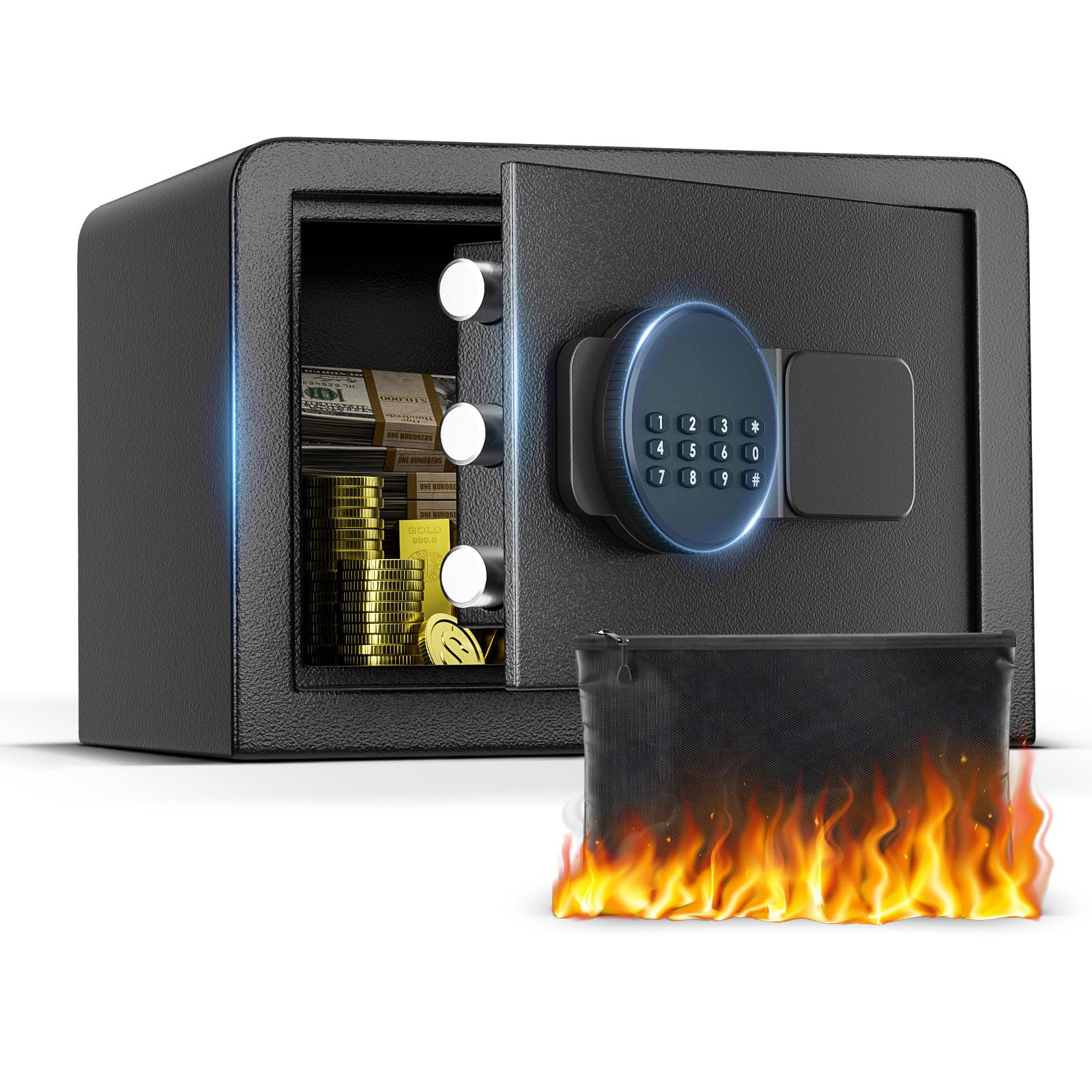 Banchy&Beauty Security Safe with Dual-Lock | Wayfair