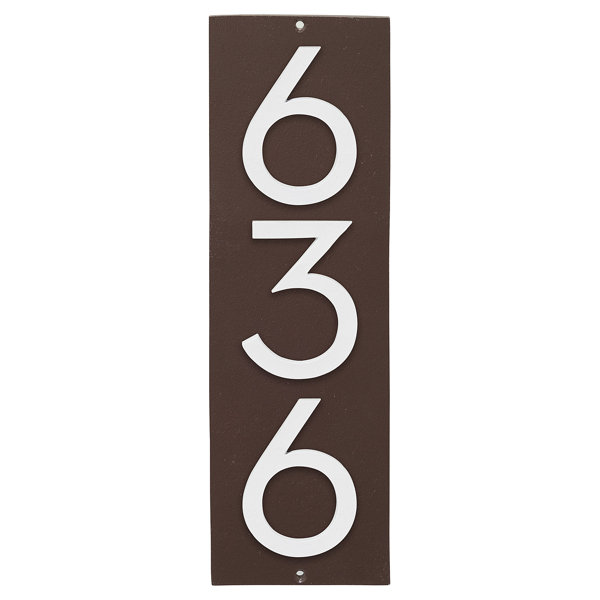 Montague Metal Products Rectangle Wall Plaque & Reviews | Wayfair