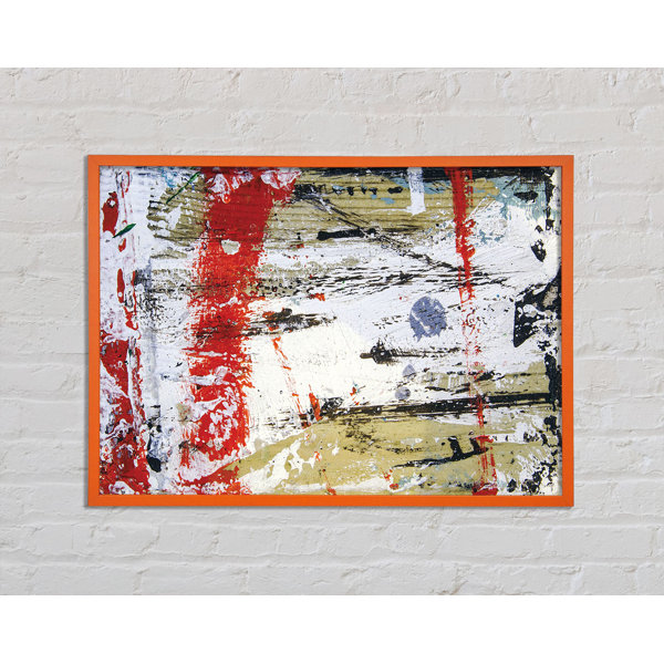 Ivy Bronx Distorted Red Patch - Single Picture Frame Art Prints ...