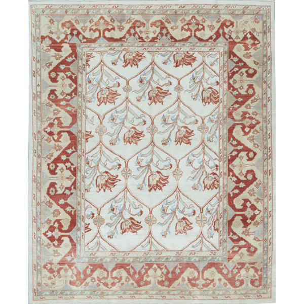 Bokara Rug Co., Inc. Sultanabad Hand-Knotted High-Quality Ivory and ...