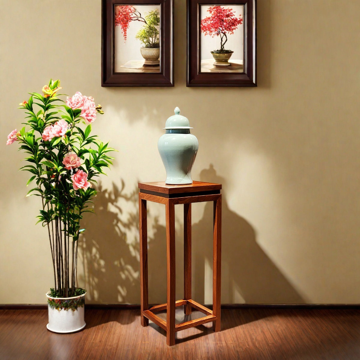 dujinlong home Flower frame rosewood simple restraint waist firm | Wayfair