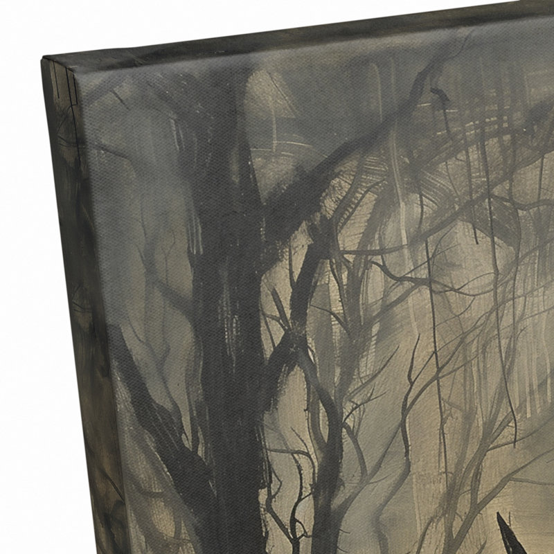 The Holiday Aisle® Spooky Witches Circle Print on Canvas & Reviews ...