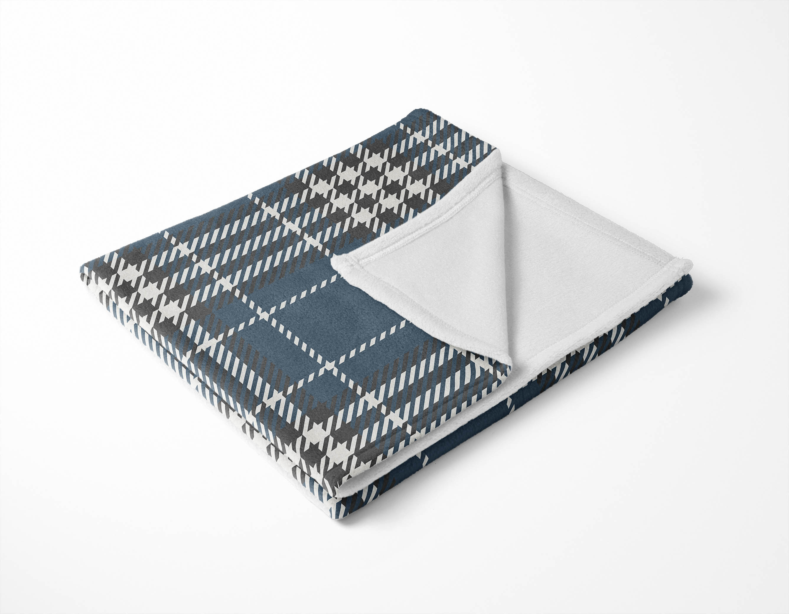 Christopher's Corner Christopher's Plaid Velveteen Fleece Blanket | Wayfair