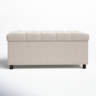 Lark Manor™ Almarin 35.43" Wide Tufted Rectangle Storage Ottoman ...