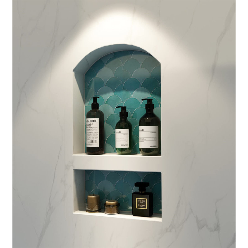 Latitude Run® Elvah Acrylonitrile Butadiene Styrene Wall Bathroom ...