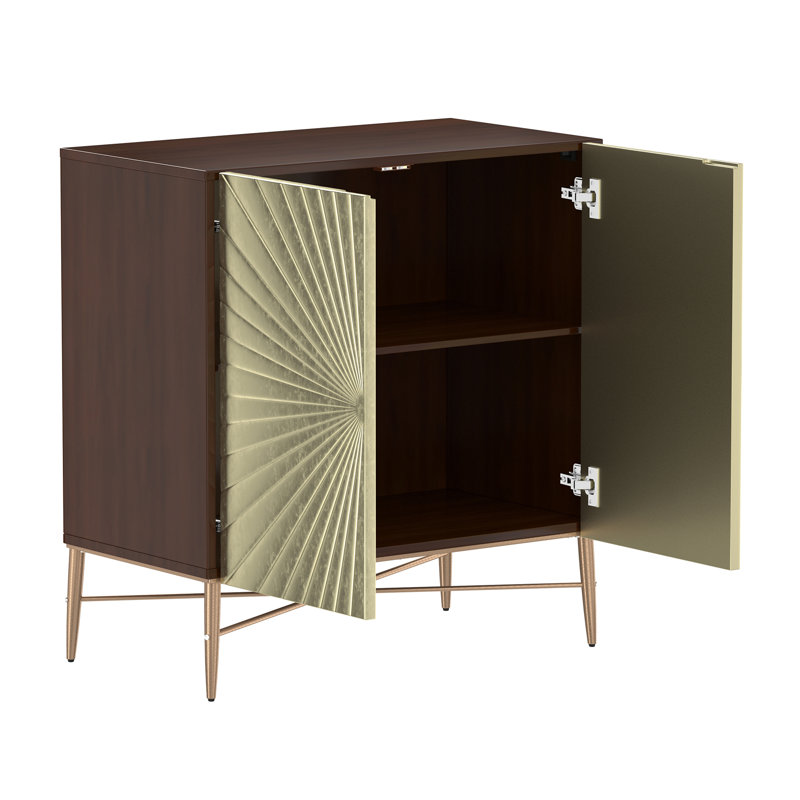 Willa Arlo™ Interiors Liverpool 2 Door Vintage Accent Cabinet & Reviews ...