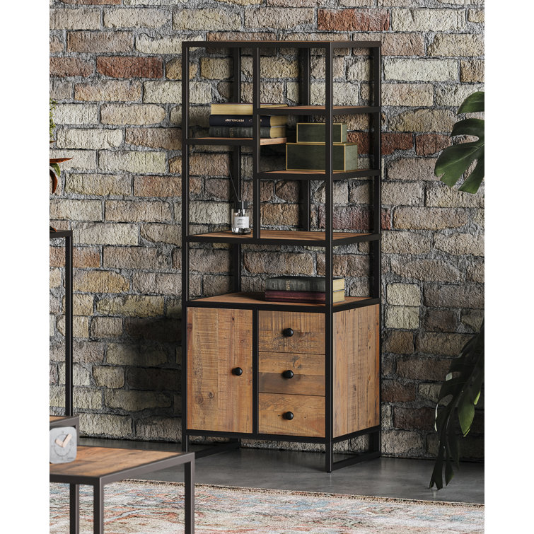 Williston Forge Alvern 130cm H x 40cm W Bookcase | Wayfair.co.uk