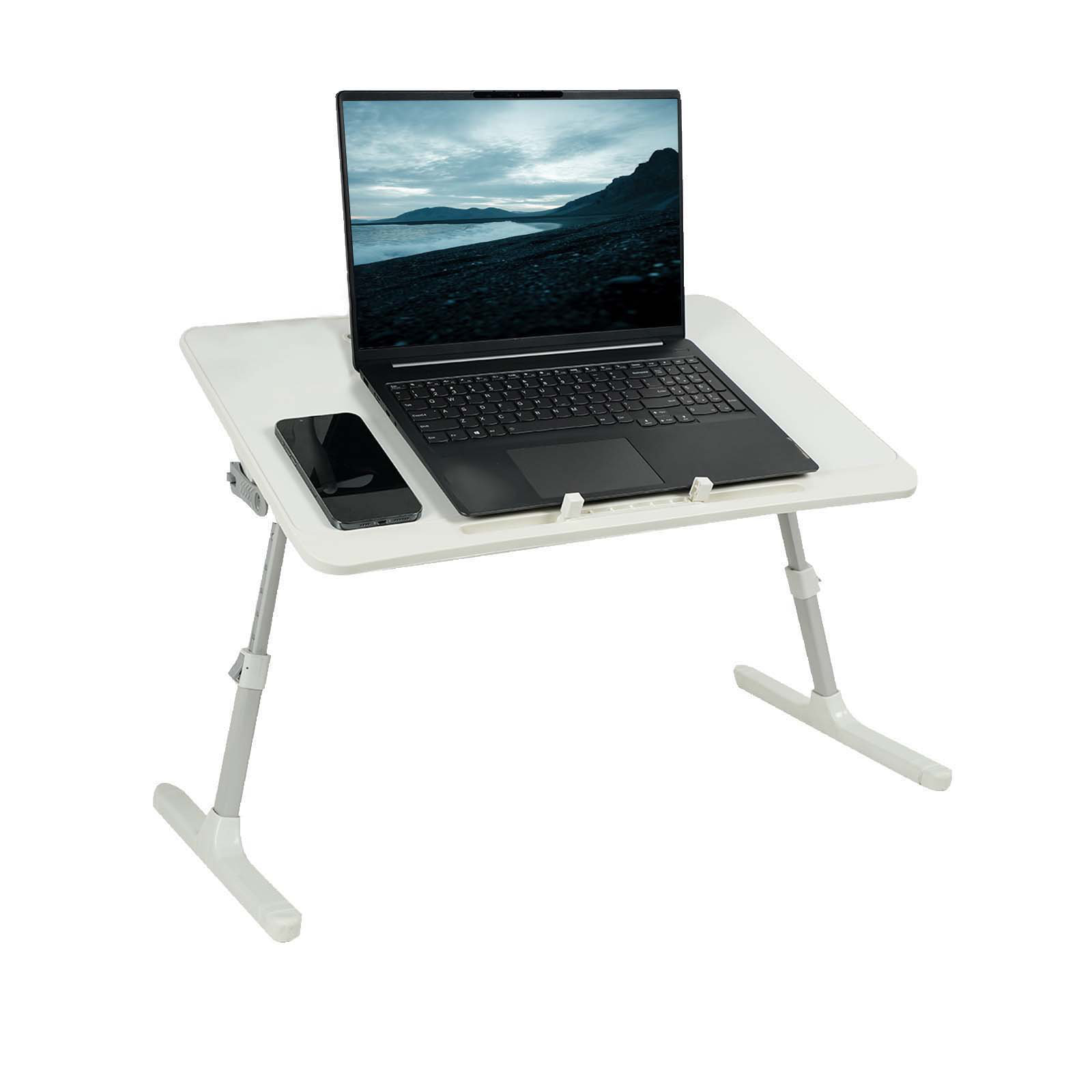 Inbox Zero Laptop Desk For Bed - Adjustable Lap Desk | Folding Laptop ...