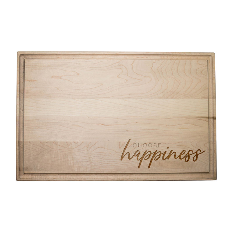 Designs Direct Creative Group Choose Happiness Cutting Board | Wayfair