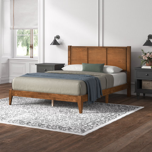 Queen Size Wood Platform Beds You'll Love | Wayfair