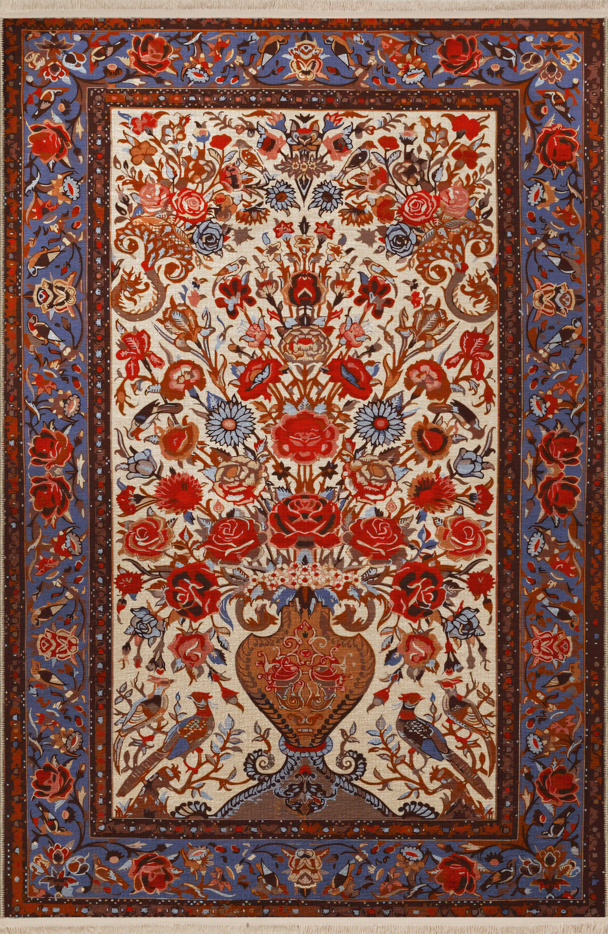 Bloomsbury Market Multi-Colored Traditional Motif Ethnic Floral ...