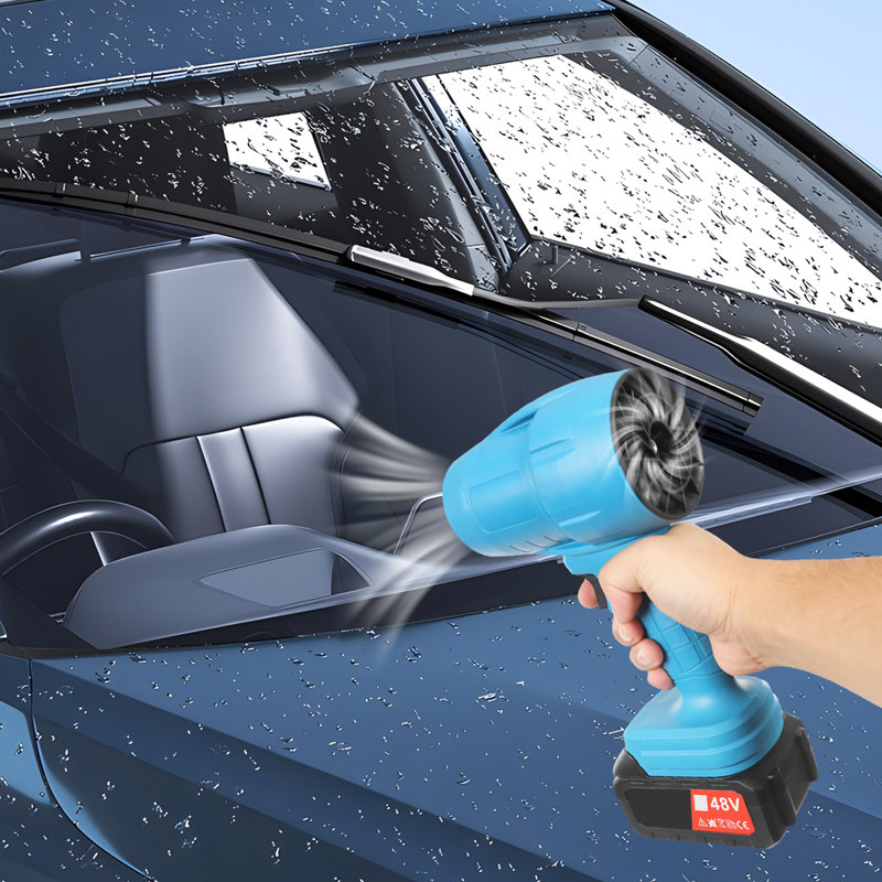 CNCEST Blue Portable Cordless Car Dryer 28000 Rpm | Wayfair