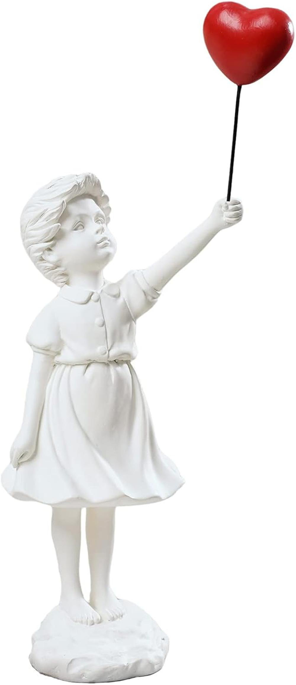 Latitude Run® Girl with Balloon Statue | Wayfair