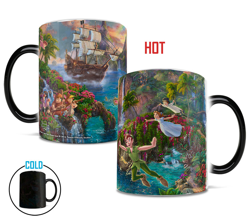 Morphing Mugs Thomas Kinkade Disney's Peter Pan's Neverland Painting ...