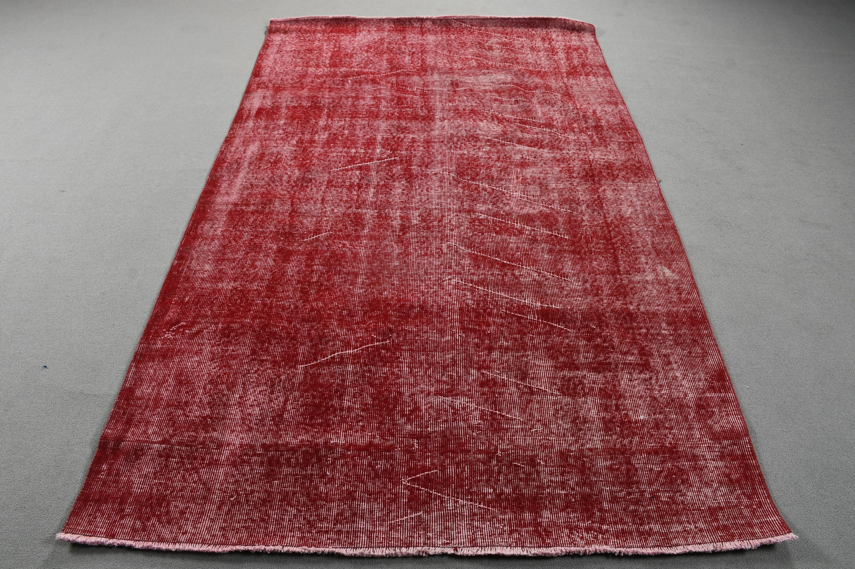 Hokku Designs Large Antique Red Turkish Rug With Overdyed Oushak Design ...