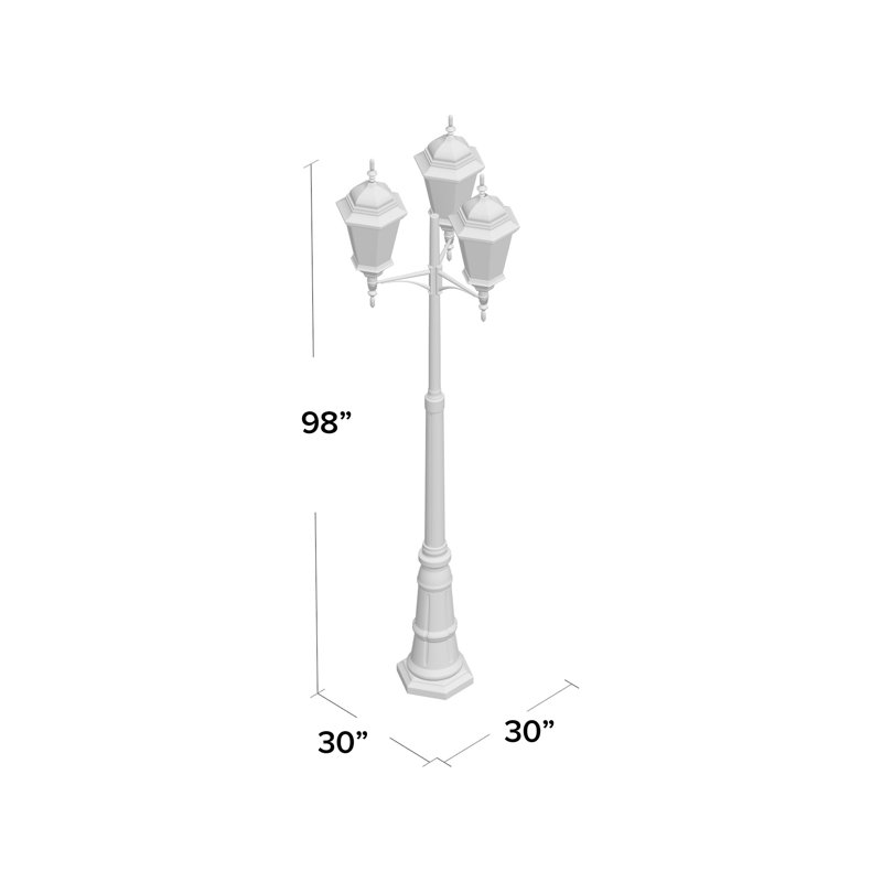 Sol 72 Outdoor™ Lamp Post (Full) & Reviews | Wayfair