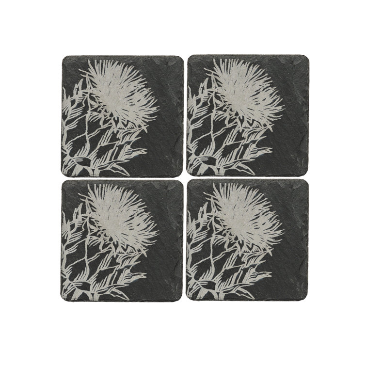 Selbrae House Square 4 Piece Coaster Set | Wayfair.co.uk