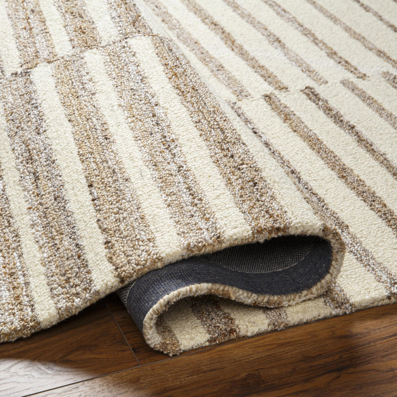Sojourner Hand Tufted Beige/Light Brown Rug | Joss & Main