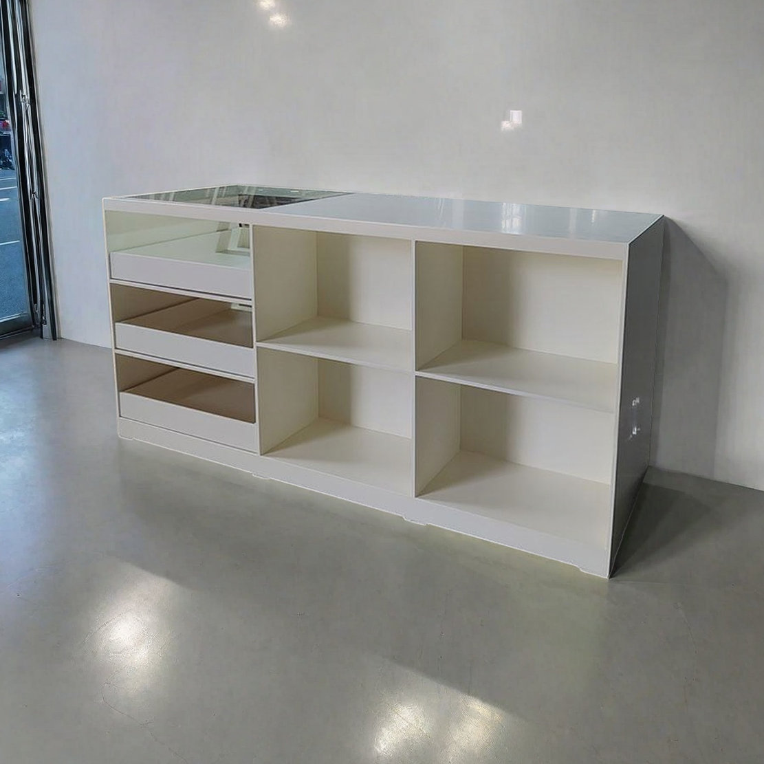 Beicang Home Clothing store center island display cabinet | Wayfair