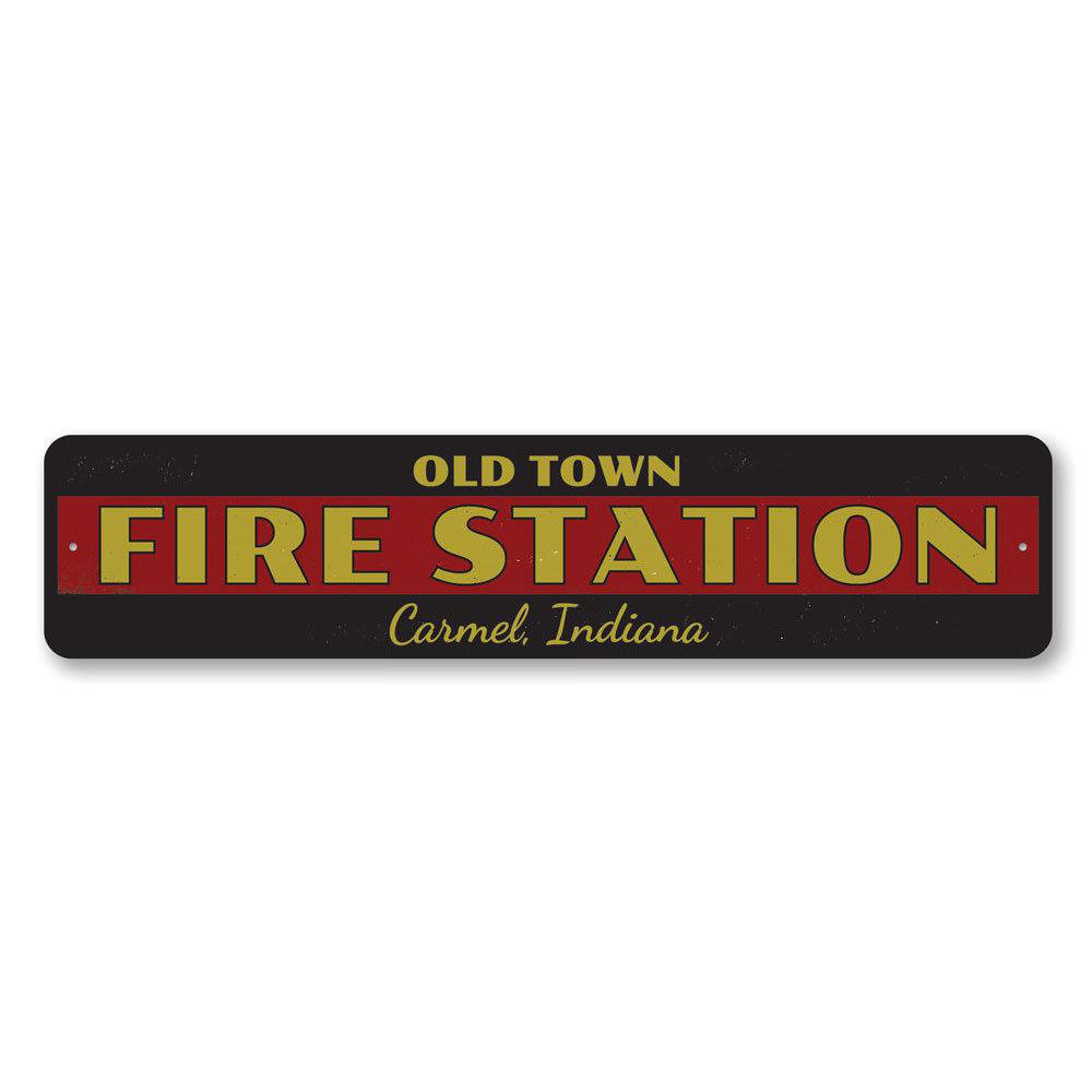 Lizton Sign Shop, Inc Old Town Fire Station Aluminum Sign | Wayfair