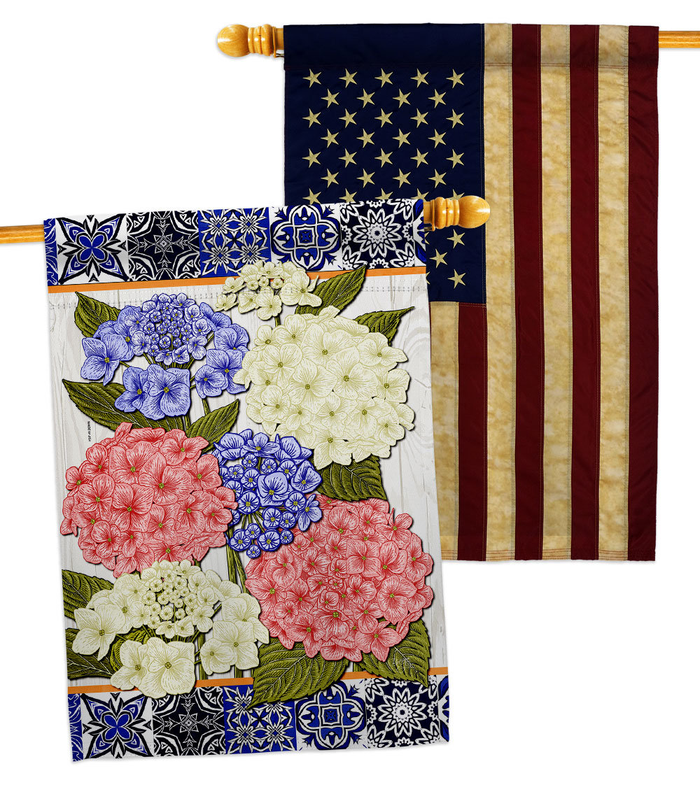 Breeze Decor Sweet Hydrogens 2-Sided Polyester 40 x 28 in. House Flag ...