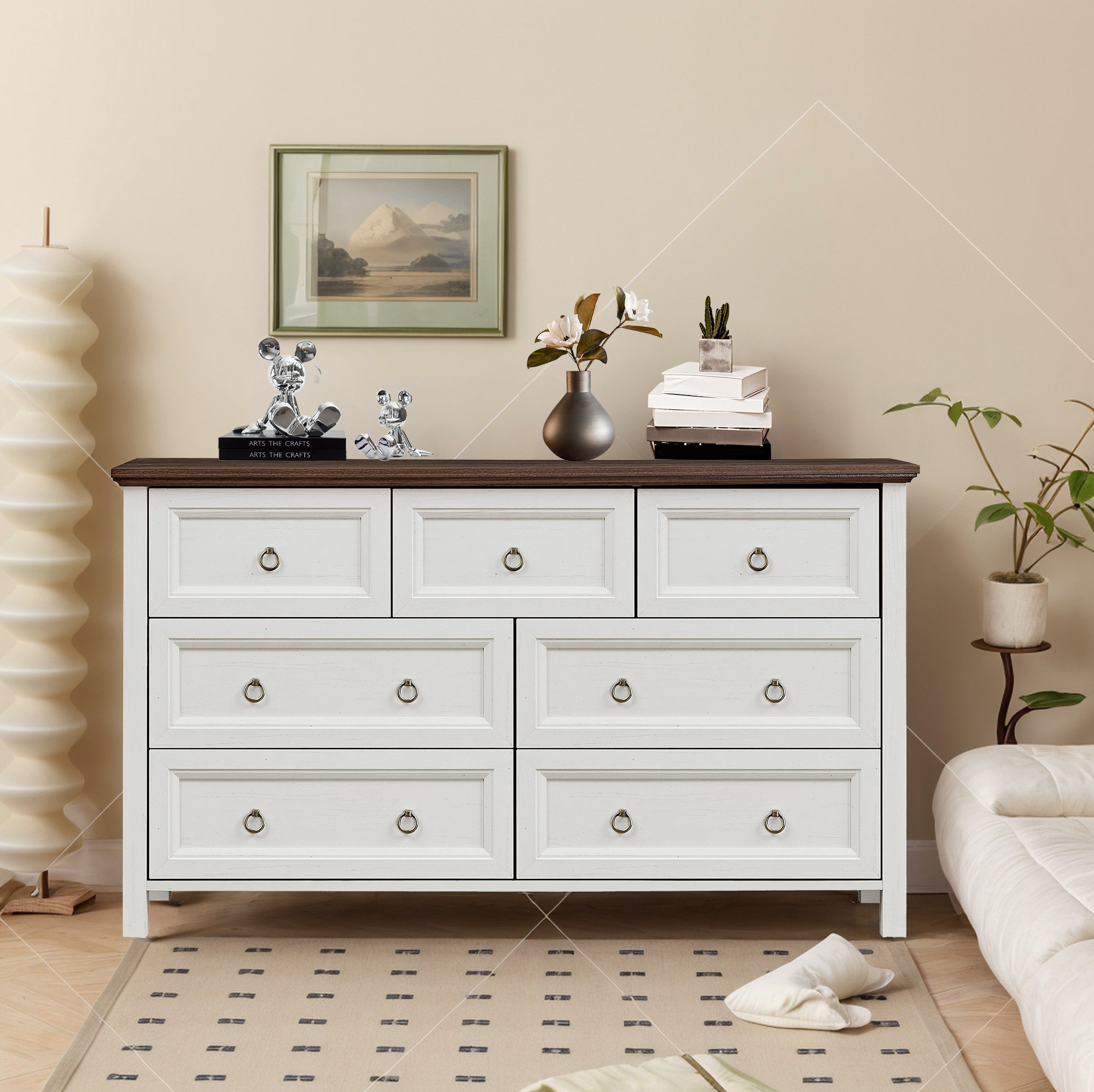 Breakwater Bay Modern Drawers Dresser Chests With 7 Storage Drawers ...