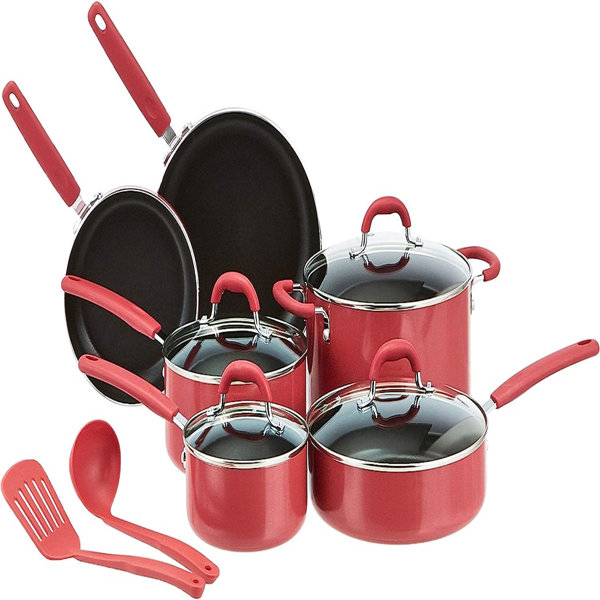 Red Cookware Sets | Up to 65% Off Until 11/20 | Wayfair | Wayfair