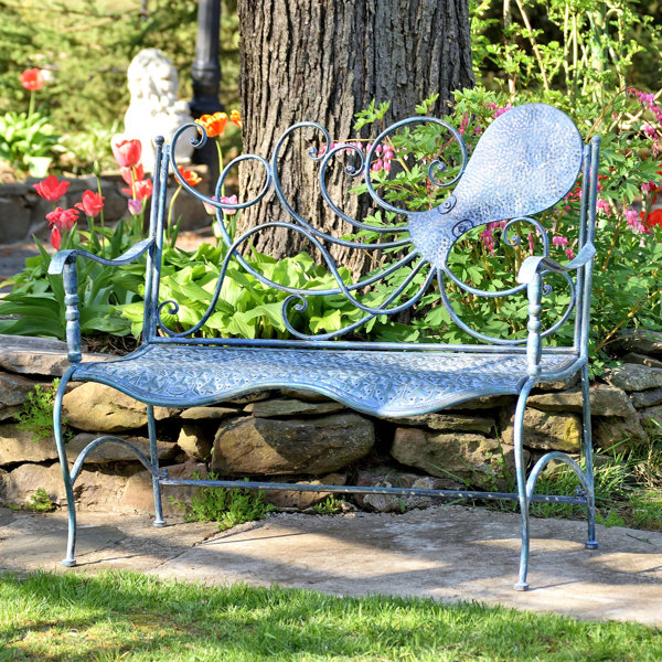 Breakwater Bay Ziemba Octopus Back Garden Bench & Reviews | Wayfair