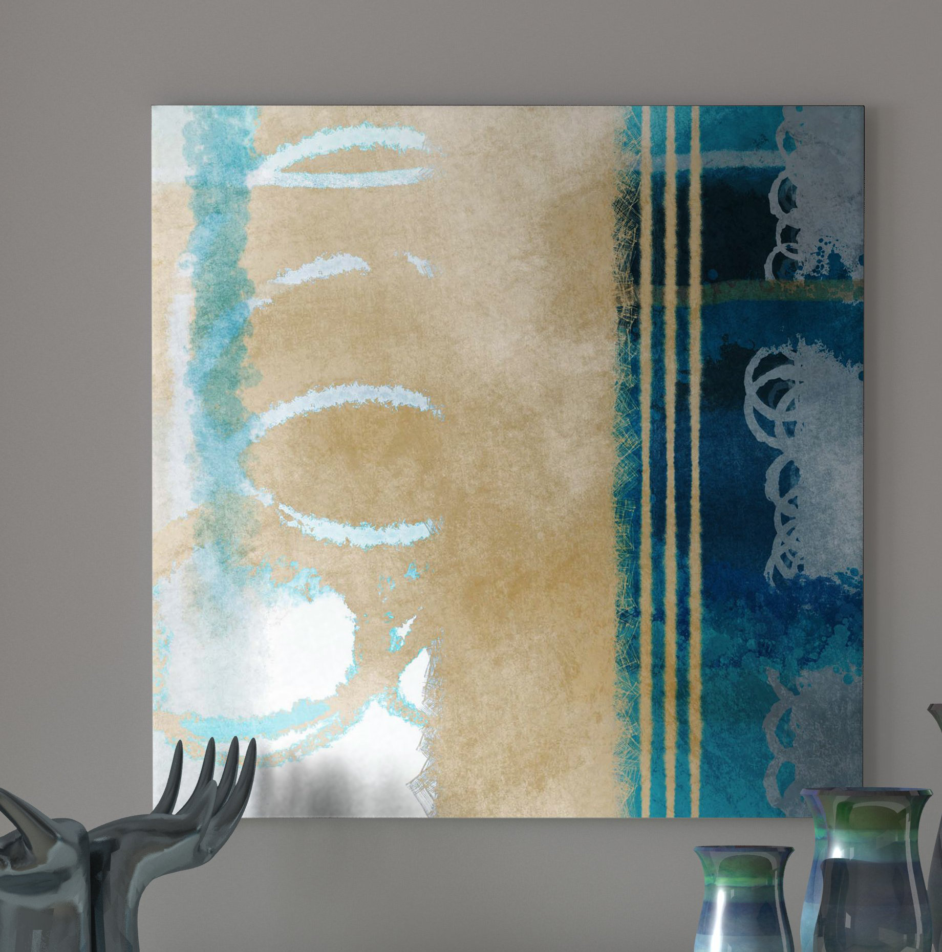 Wrought Studio™ Treasure Smashing - Wrapped Canvas Painting Print | Wayfair