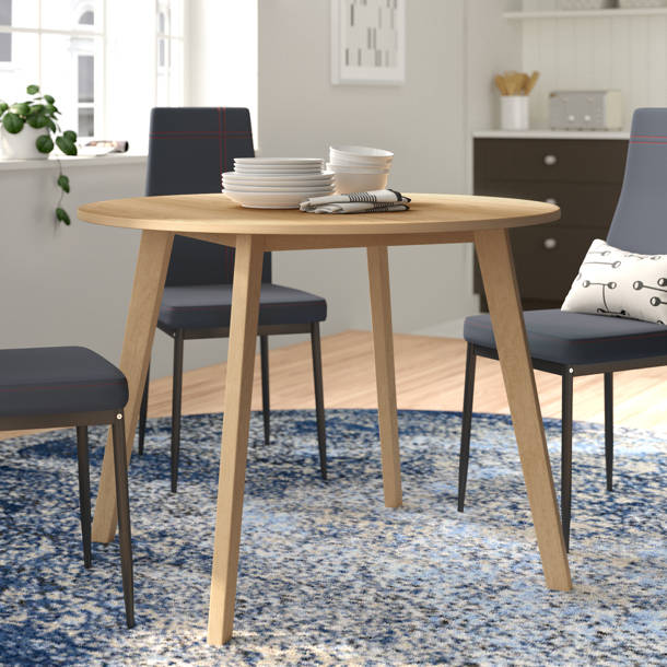 George Oliver 36" Solid Wood Round Dining Table / Kitchen Table | Wayfair