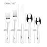 Ornative Flatware RHODA 18/0 Stainless Steel Mirror 42 Pieces Flatware ...