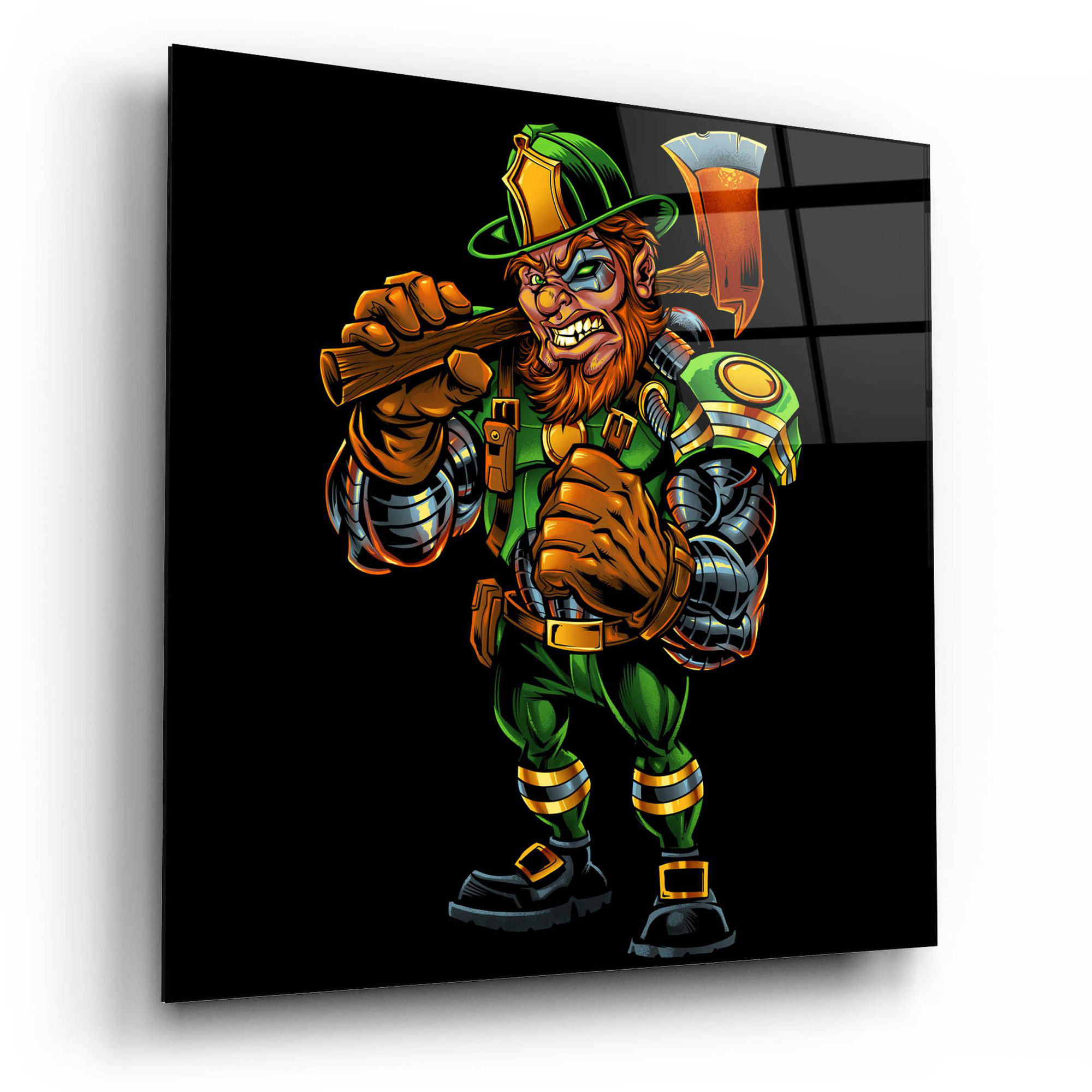Trinx Fire Fighter Cyborg Leprechaun On Plastic / Acrylic by Flyland ...