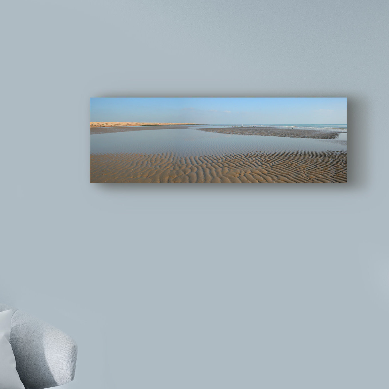 Highland Dunes 'Beach Study III' Acrylic Painting Print on Wrapped ...