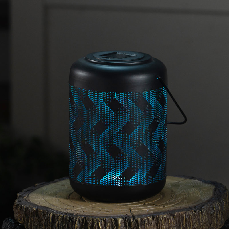 Hi-Line Gift Ltd. Solar Wave Metal Lantern & Reviews | Wayfair