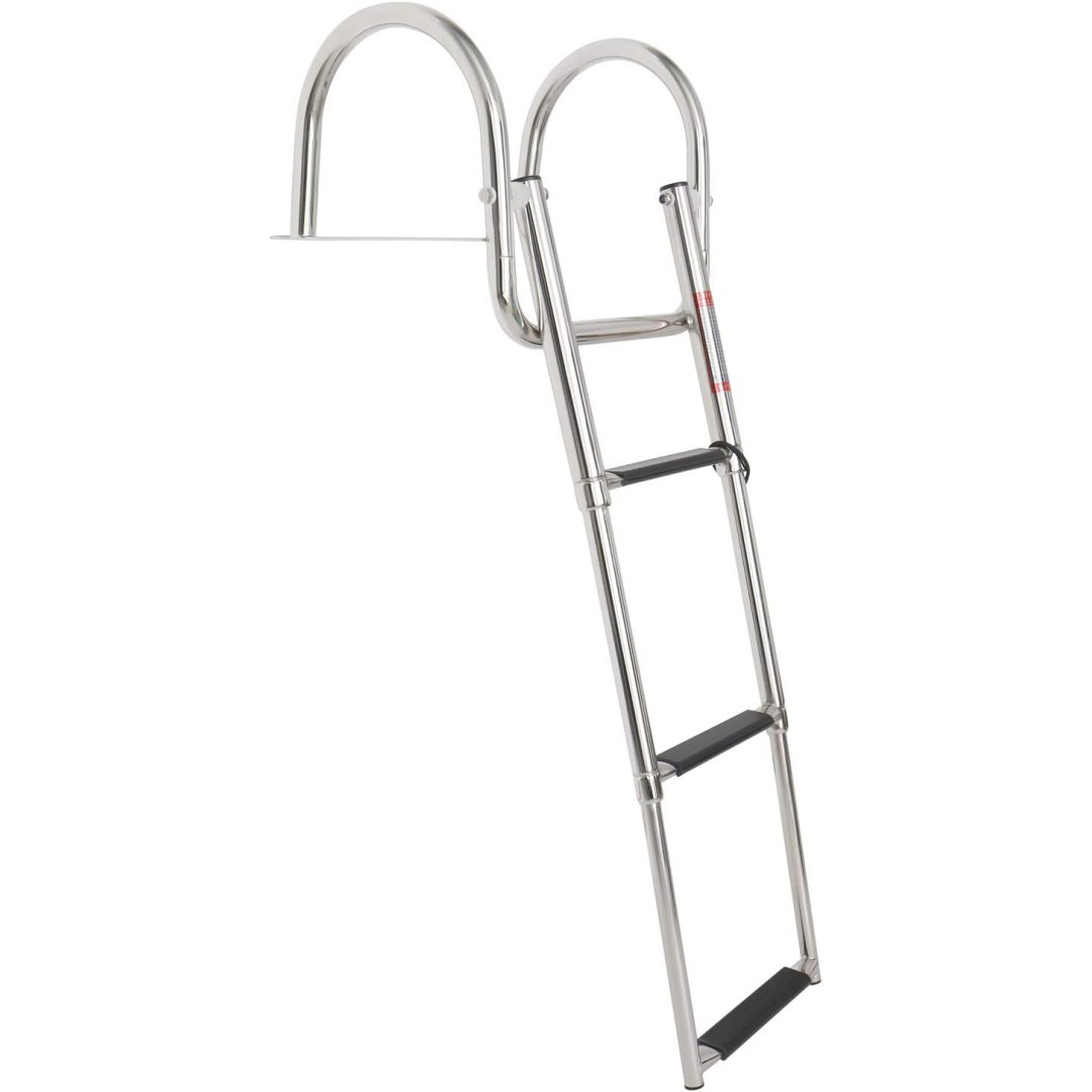 DESIGN SHOP BY SHELL Made Boat Ladder Stainless Steel In-Board 3 Steps ...
